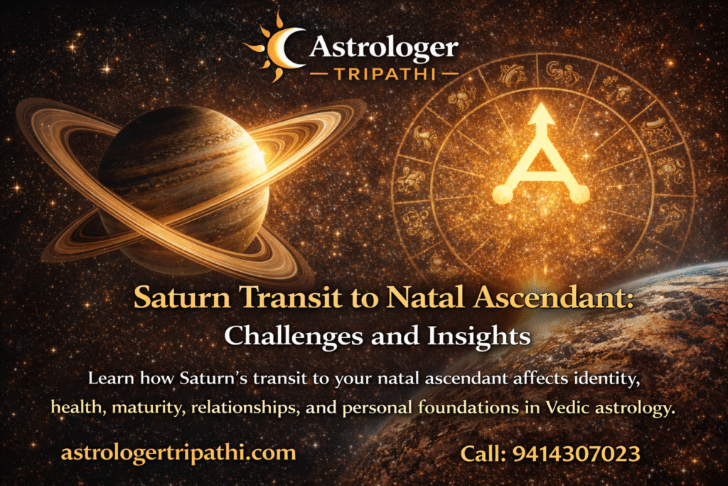Saturn Transit to Natal Ascendant: Life Changes, Growth